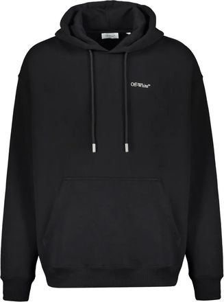 Off-white Hoodie mit Arrows-Motiv - Schwarz