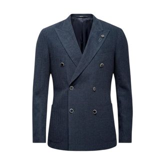 Lardini Zweireihiger Blazer - - Jackets - Herren - Blau - XL