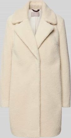 Christian Berg Mantel aus Teddyfell mit Reverskragen