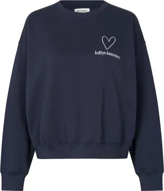Lollys Laundry Femme, Sweatshirts et sweats &agrave; capuche, Bleu, Taille: 46 FR SydneyLL SweaT-shirt