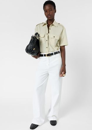 Gerard Darel Chemisette militaire - CELIANE - Vert amande
