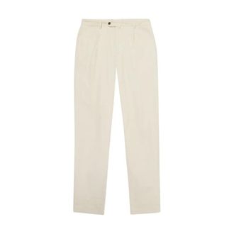 Brooks Brothers Einfach gefaltete Baumwoll-Cord-Chino - - Trousers - Herren - Wei&szlig; - W36
