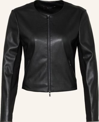 Vera Mont Jacke In Lederoptik schwarz