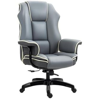Vinsetto Fauteuil de Bureau Gamer Chaise de Bureau Chaise pour Ordinateur Ergonomique avec Hauteur réglable Dossier Bascule et Inclinable Pivotante à 360° - 76