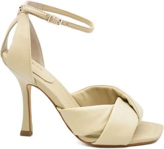 Guess Sandalen - Hyson Leather Sandals - Gr. 38 (EU) - in Beige - für Damen