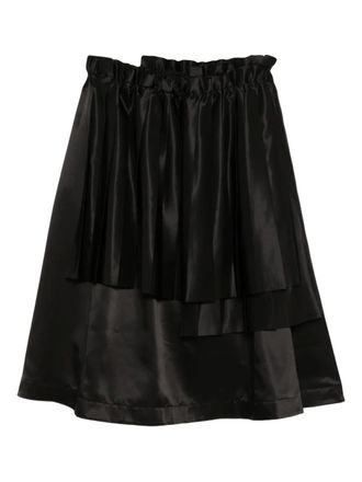 Comme Des Garçons jupe à volants superposés