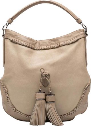 Burberry Hobo Bags - Leather Tassel Hobo Bag - Gr. unisize - in Braun - f&uuml;r Damen