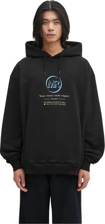 Martine Rose Homme, Sweatshirts et sweats &agrave; capuche, Noir, Taille: L Sweat &agrave; capuche classique