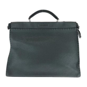 Fendi Pre-owned Peekaboo Selleria Leder Aktentasche - - Pre-owned - Herren - Schwarzk - ONE SIZE