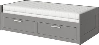 IKEA BRIMNES Tagesbett/2 Schubladen/2 Matratzen