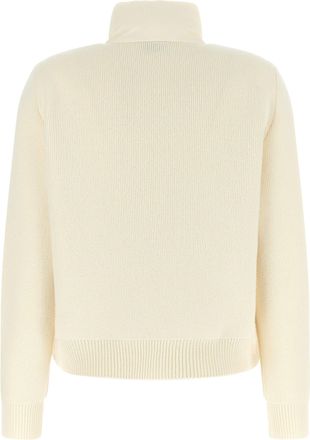 Moncler Quilted Nylon and Wool Hybrid Down Jacket - Cream