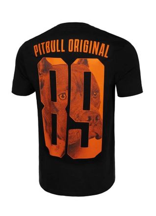 Pitbull Herren T-Shirt Baumwollshirt Klassischer Regularer Schnitt Männer Tshirt Pit Bull West Coast Eighty Nine Dog Baumwolle Tshirts mit Druck Sommer Sports