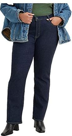 Levi's Plus Size 724 High Rise Straight Jeans Femme Blue Wave Rinse 14 M
