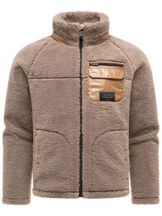 Stone Harbor Herren Teddyjacke Sorees - Sherpa-Fleeceblouson mit Steppfutter