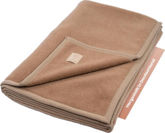 Ritter Decken Mandarin Kamelhaardecke 150 x 200 cm - Kamel - Hochwertige Decke aus 50% Kamelhaar & 50% Merinowolle - Wärmespeichernde Naturhaardecke - Made in Germa