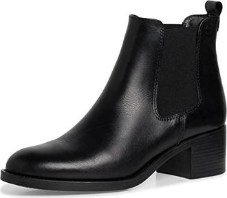 Tamaris Femme Bottines, Dame Bottines Chelsea,TOUCHit,Demi-Bottes,Bottines,Bottes de Glisse,Haute,Black,39 EU