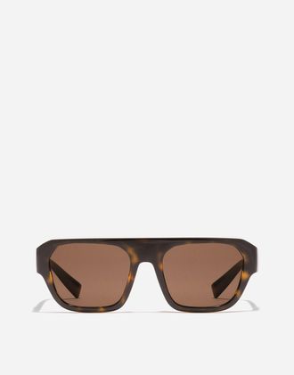 Dolce & Gabbana Dg Crossed Sunglasses - Frau Neuheiten Havana Acetat Onesize