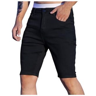 Generic Jean Homme Regular - Pantalon Denim Homme Confortable Extensible Mode Décontracté Extérieur Jean Décontracté Respirant Léger Durable Polyvalent Tendan