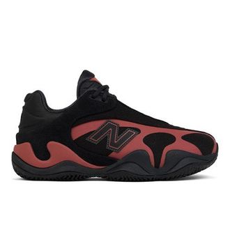 New Balance Herren Maxey V1 in Rot/Schwarz, Textil, Gr&ouml;&szlig;e 42.5