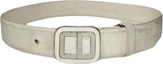 Dior unisex, Pre-owned, Blanc, Taille: ONE Size Ceinture Vintage Pre-owned