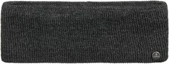 Lierys Bandeau Mono Femme/Homme - Made in Germany de ski en tricot réchauffe-oreilles avec doublure automne-hiver Hiver - taille unique anthracite