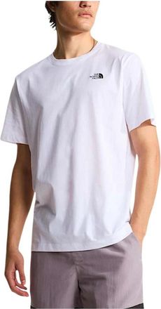 The North Face Homme, Tops, Blanc, Taille: M T-Shirt Manches Courtes Col Rond
