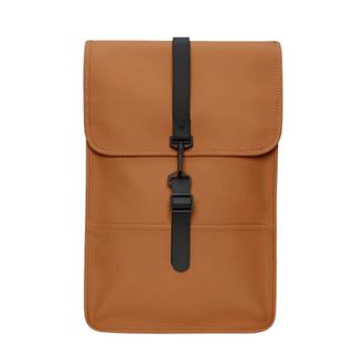 Rains Femme, Sacs, Brun, Taille: ONE Size Rectangular Backpack Mini