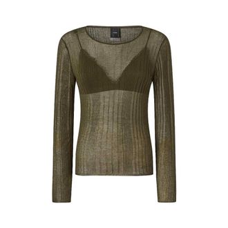 Pinko Alchemilla Sweater - - Knitwear - Damen - Gr&uuml;n - M