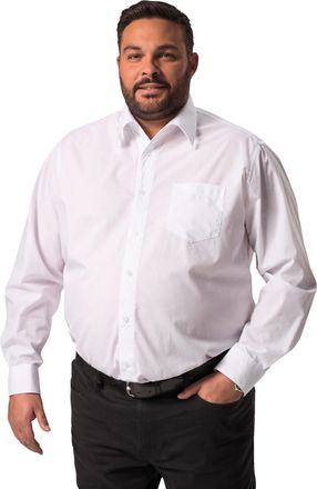 Men Plus Herren Große Größen Übergrößen Menswear L-8XL Businesshemd, Vario Kragen, CF, Easy Care, 1-1