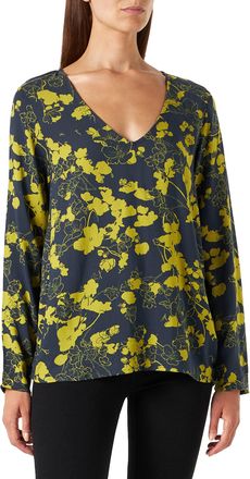 Ichi Damen IHVERA LS10 Bluse, 201418/Total Eclipse Flower Mix2, L