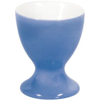 Kahla Pronto Colore Eierbecher mit Fu&szlig; Sky Blue|hellblauer Eierhalter aus Porzellan