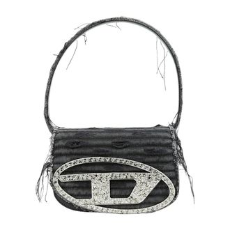 Diesel 1DR-Iconic Schultertasche - - Bags - Damen - Schwarzk - ONE SIZE