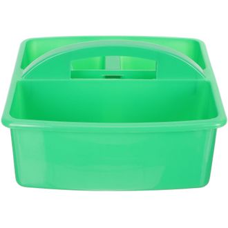 Hemobllo Handlicher Aufbewahrungskorb aus Kunststoff mit Griff Werkzeug Organizer mit F&auml;chern Vielseitiger Sammelkorb f&uuml;r Haushalt und B&uuml;ro