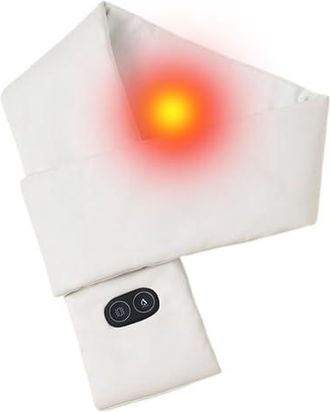 Generico &Eacute;charpe chauff&eacute;e, chauffe-climat froid avec 3 r&eacute;glages de temp&eacute;rature - bandes chauff&eacute;es pour cou avec massage | pour skieurs de snowboard sur glace m