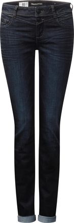 Street One Damen Slim Jeans Style Jane, Dark Blue Rinsed Optic, 26W / 30L