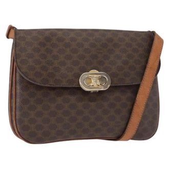 Celine Pre-owned Canvas Umh&auml;ngetasche - - Pre-owned - Damen - Braun - ONE SIZE