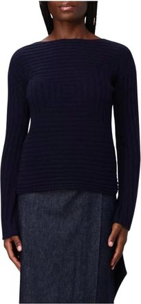 Emporio Armani Damen, Strickwaren, Blau, MGr&ouml;&szlig;e