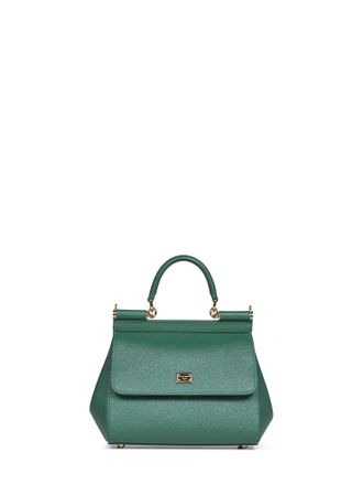 Dolce & Gabbana Sicily Top Handle Bag - Green