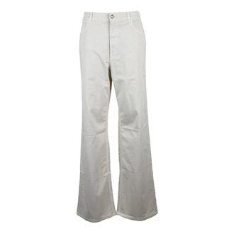 Fay Femme, Jeans, Beige, Taille: W27 Jean &Eacute;vas&eacute; Cinq Poches