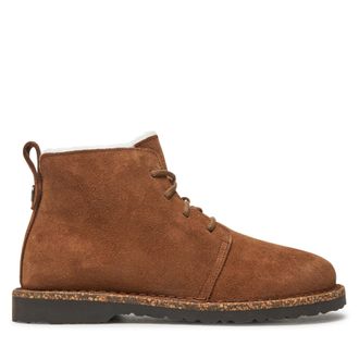 Birkenstock Schn&uuml;rschuhe Birkenstock Uppsala Mid Shearling 1028148 Braun
