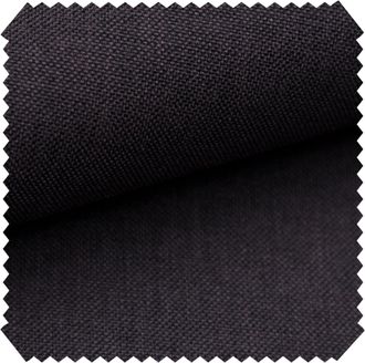 Novely LUSO - Fein Gewebter Polsterstoff - Melierter Bezugsstoff - Robuster Möbelstoff - Pflegeleichte Meterware 1lfm | Farbe: 07 Schwarzbraun