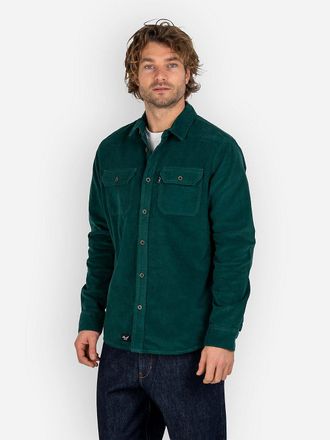 Reell Dual Cord Hemd forest green