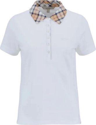Barbour Femme, Tops, Blanc, Taille: 44 FR Malvern Polo