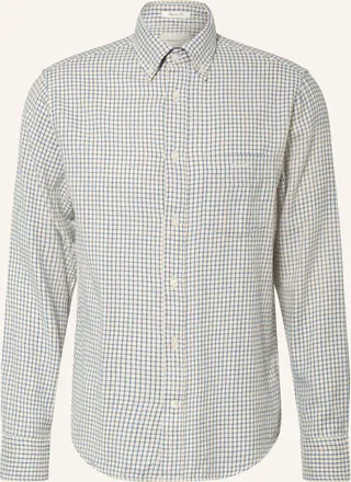 GANT Flanellhemd Regular Fit blau