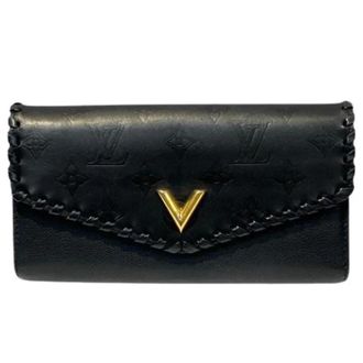 Louis Vuitton Pre-owned Monogram Long wallet (bi-fold) - - Pre-owned - Damen - Schwarzk - ONE SIZE