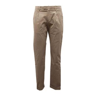 BRIGLIA 1949 Italienische Baumwoll-Spandex-Hose - - Trousers - Herren - Beige - W32