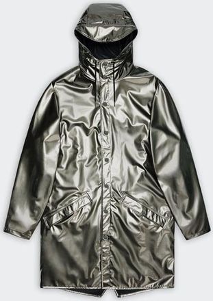 Rains Coupe-vent imperm&eacute;able long &agrave; capuche - Taille S