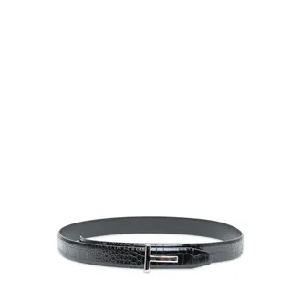 Tom Ford Homme, Accessoires, Noir, Taille: 110 CM Ceinture &eacute;l&eacute;gante de 30 mm