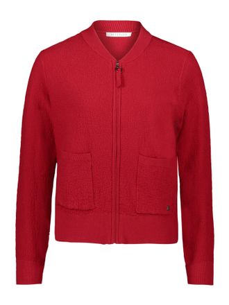 Betty & Co Strick-Cardigan mit Reißverschluss