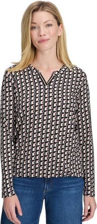 Betty Barclay Kurzarmshirt Damen Blusenshirt mit Print (1-tlg)